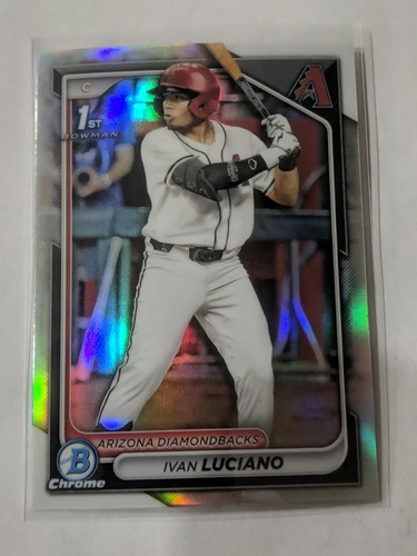 IVAN LUCIANO 2024 BOWMAN CHROME DRAFT 1ST BASEBALL REFRACTOR Q2264 | eBay