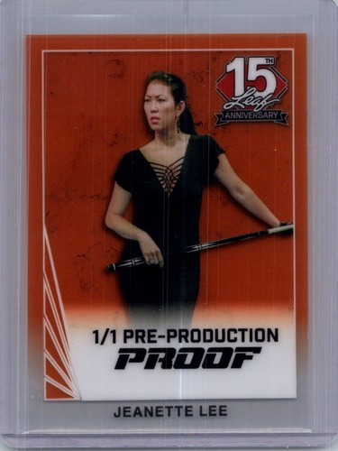 Jeanette Lee 2025 Leaf National 1/1 Pre Production Proof | eBay
