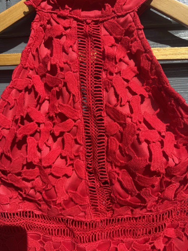 Boo Hoo Night Red Dress Uk 10 | eBay UK