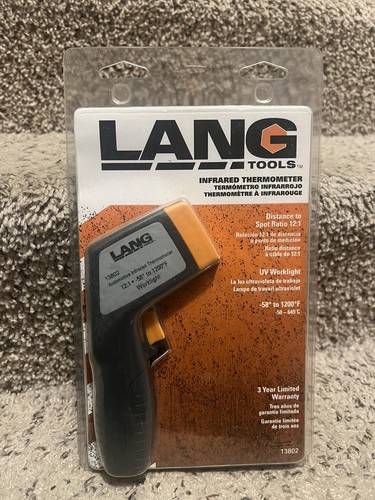 Lang Tools Automotive Infared Thermometer 12:1 -58-1200 Degrees F Model ...
