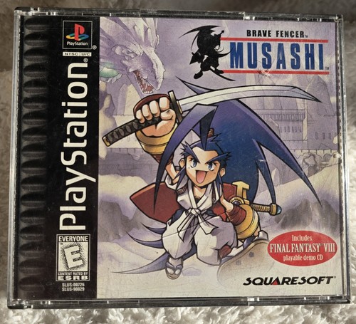 Brave Fencer Musashi (Sony PlayStation 1) CIB. with REG CARD and FFVIII ...