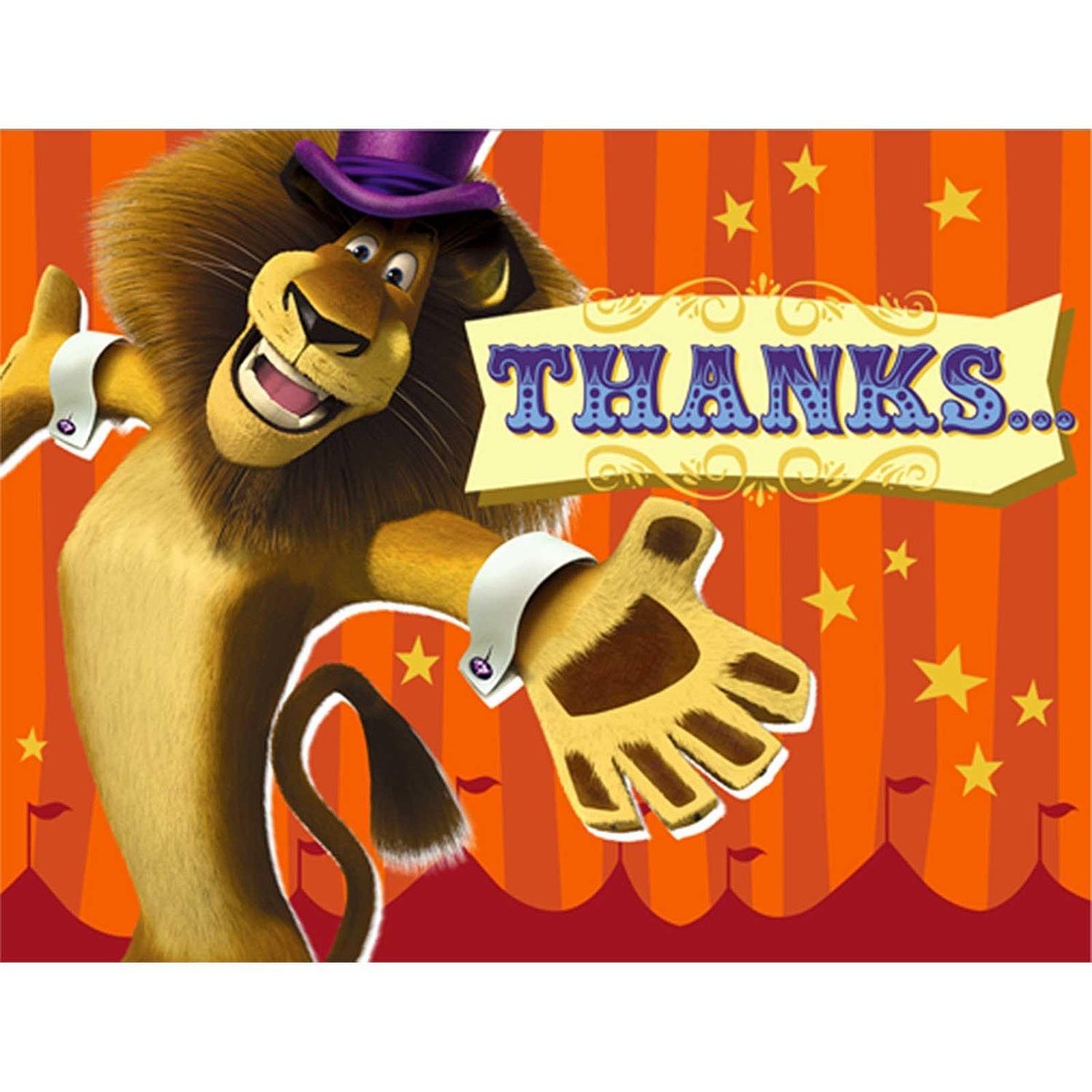 Madagascar 3 Party Invitations