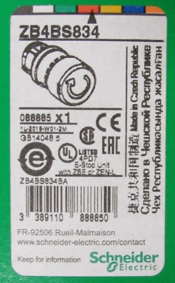 SCHNEIDER ELECTRIC ZB4 BS834 Red Twist Release Push Button | eBay