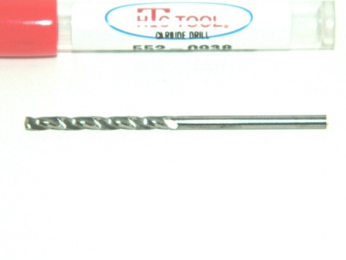 3/32" Solid Carbide 3 Flute DRILL BIT Jobber Length Twist 150 Pt Made ...