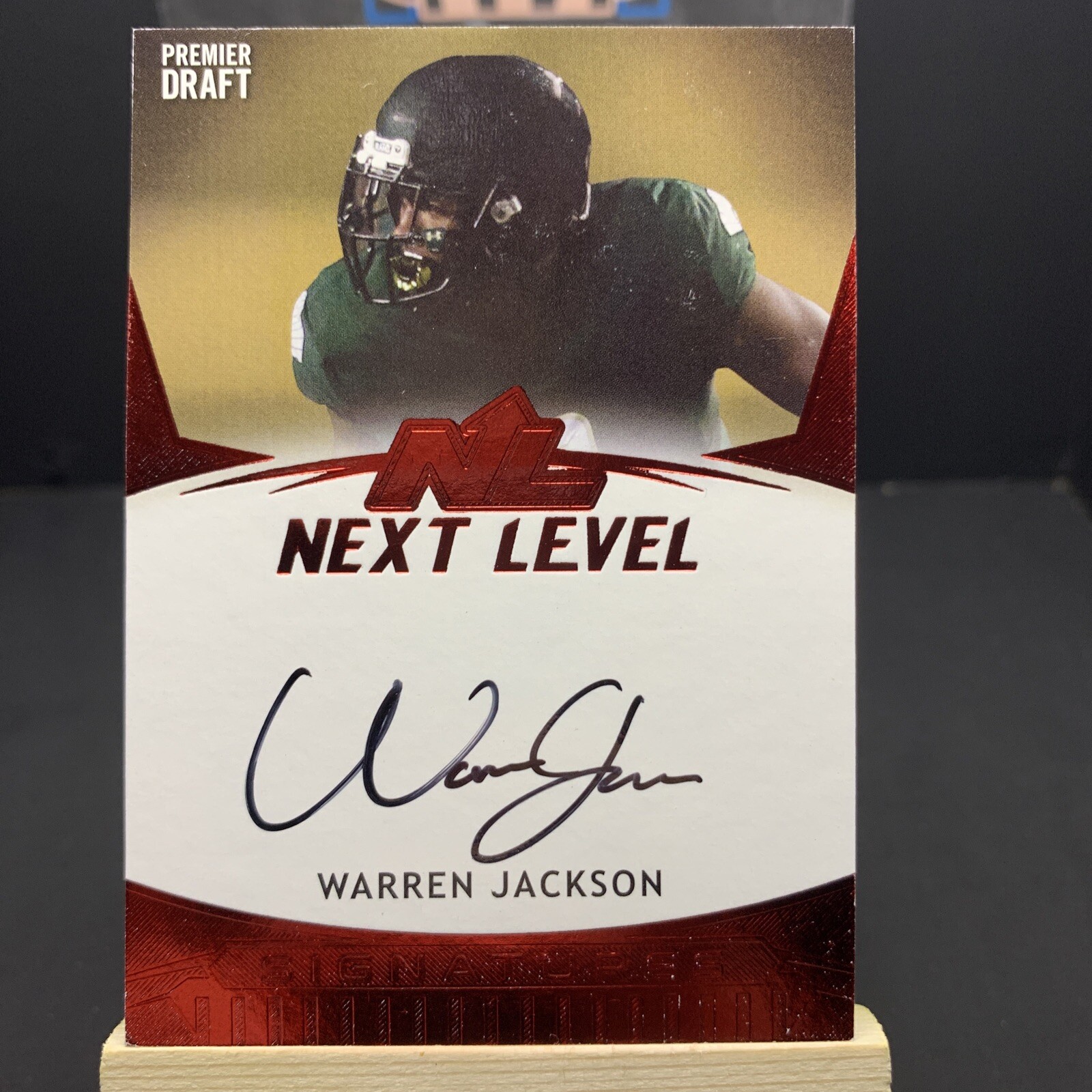 2021 Sage Premier Draft - Next Level Autographs Warren Jackson #21NL-WJ ...