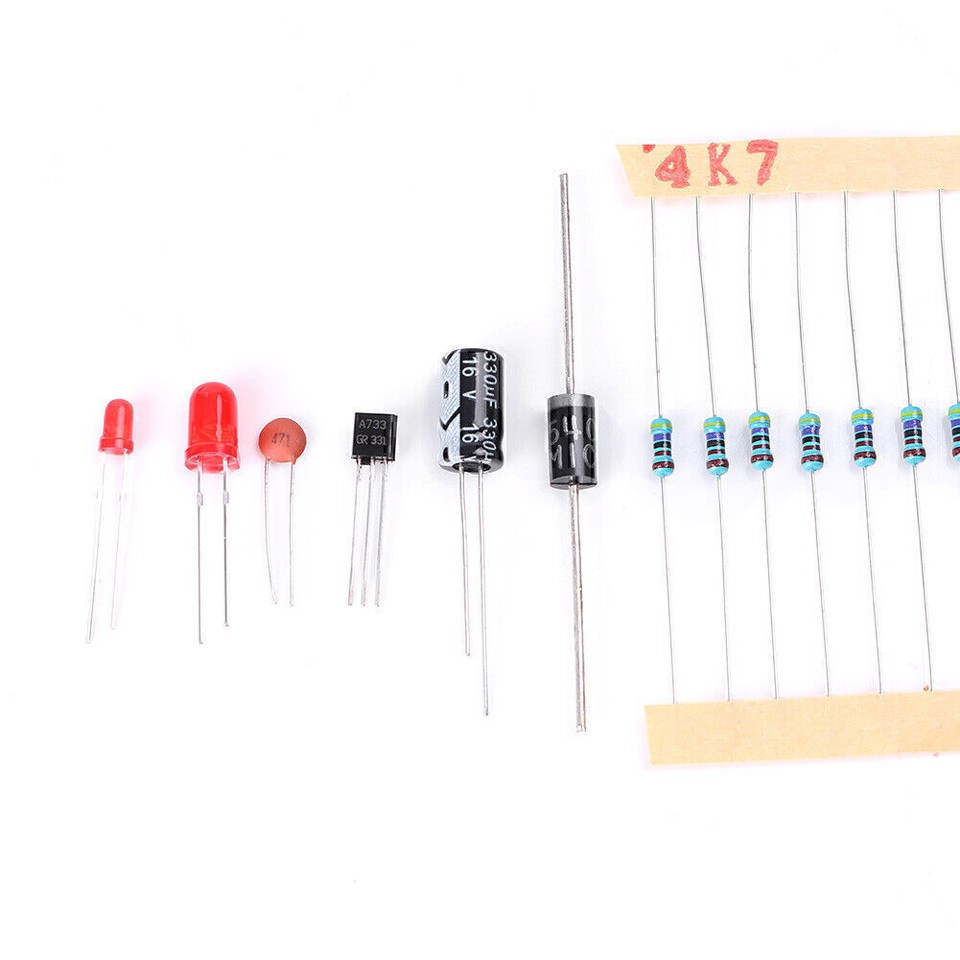 Resistor Capacitor Transistor Diode Led Assortment Kit Electronic Gift ...