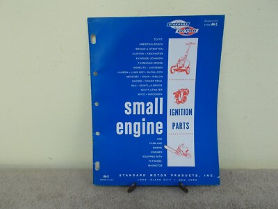 VGT STANDARD BLUE STREAK SMALL ENGINE IGNITION PARTS CATALOG CHAIN SAW ...