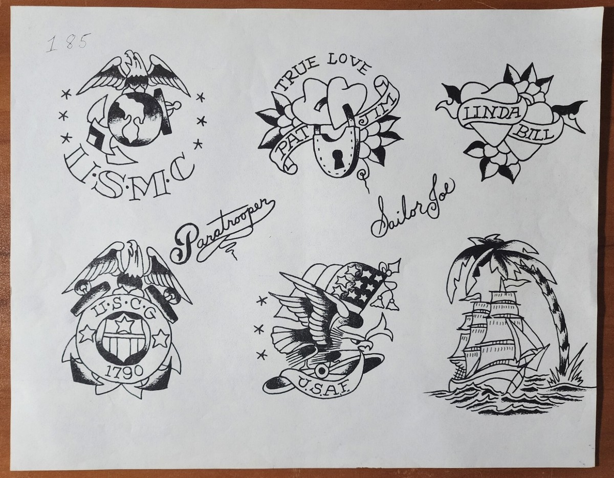 Tattoo Flash Sheets Outline