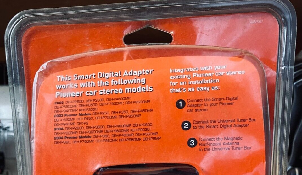 Terk XMDPIO100 XMDirect Digital Adapter for compatible Pioneer Units ...