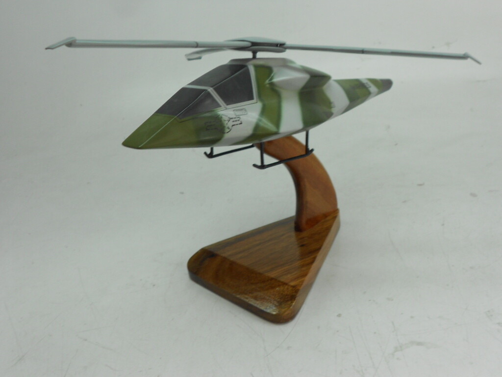Stingbat LHX Stealth Helicopter Desk Wood Model Big New | eBay