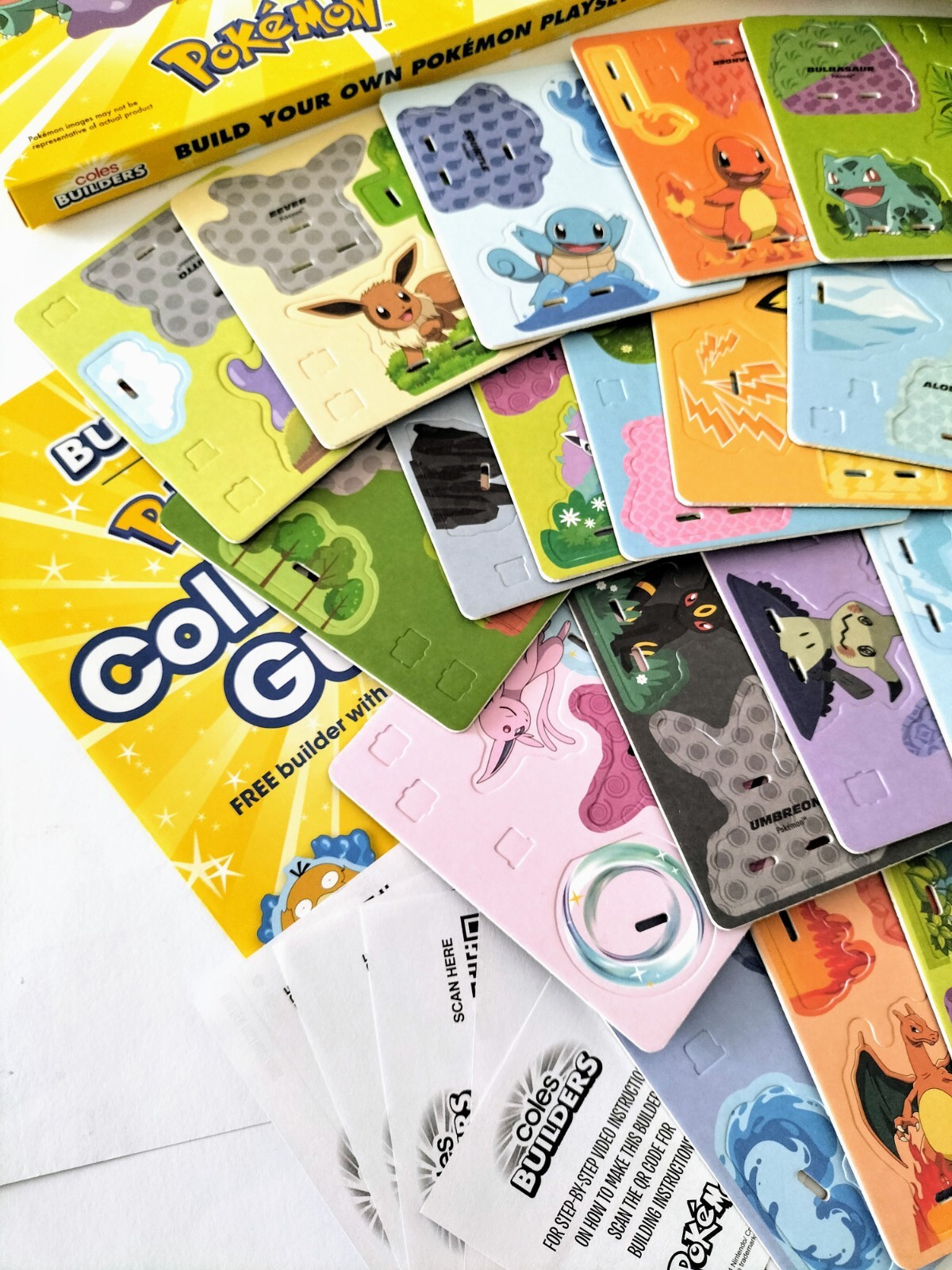 COLES Pokemon Builders COMPLETE Collection Characters, Case, Playset ...