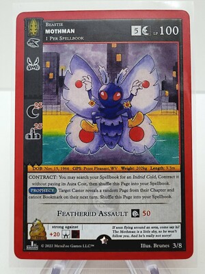 MetaZoo Magicast MOTHMAN Non Holo - Metapoo Promo #3/8 - Pack Fresh NM ...