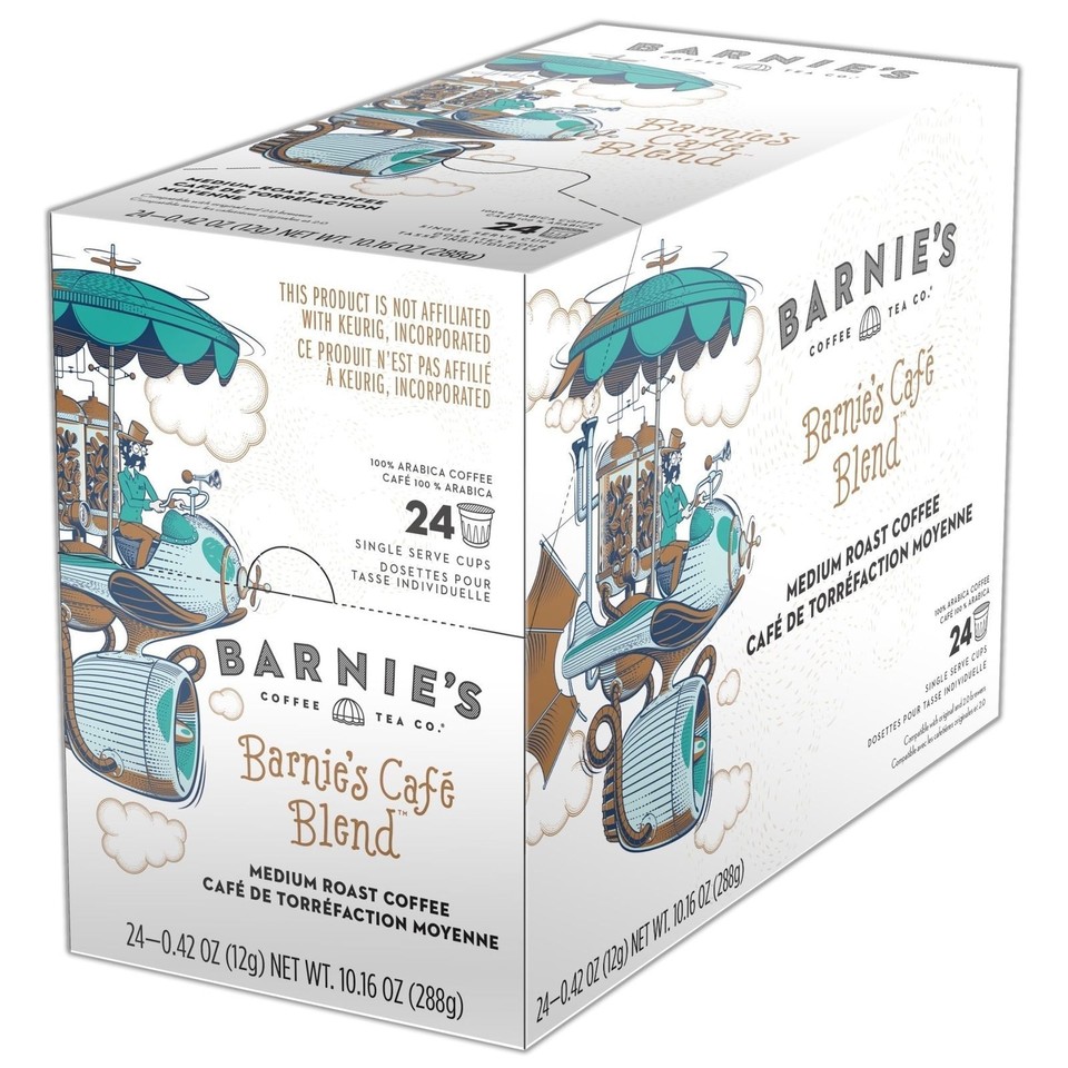 Barnie's Coffee Kitchen Barnie's Cafe Blend 24 to 168 Keurig K cup Pick ...