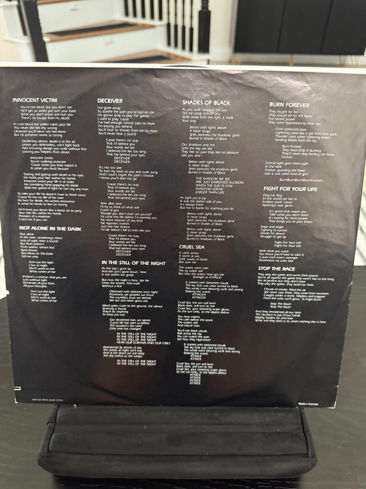 Cities - Annihilation Absolute LP Metal Blade Records 1986 Pressing w ...