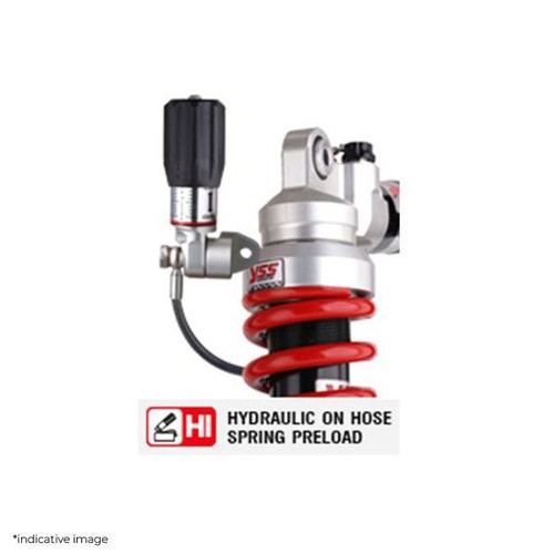YSS G-Top RX black rear shock absorbers 330mm HD Road King 1690 2014 ...