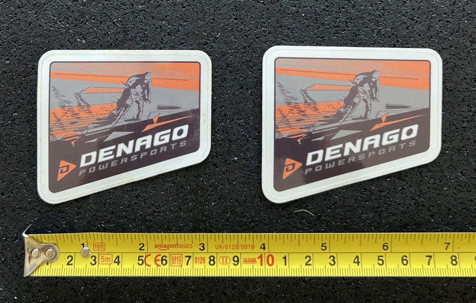 2pcs DENAGO POWERSPORTS “Mix”or”Match” decals stickers moto racing ...
