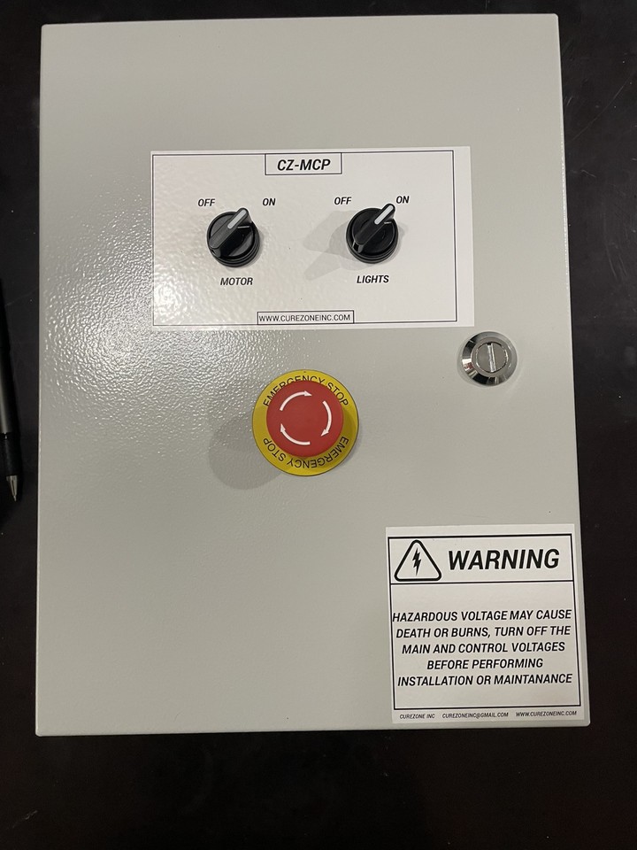 "ETL-Listed Paint Spray Booth Control Panel 208/230/460V 3-Phase 2HP ...
