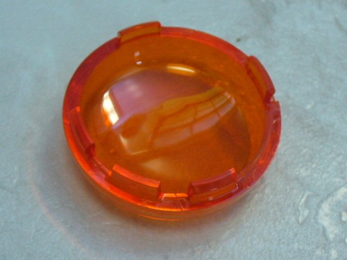 HARLEY OEM BULLET STYLE TURN SIGNAL LENSE AMBER 68973-00 | eBay