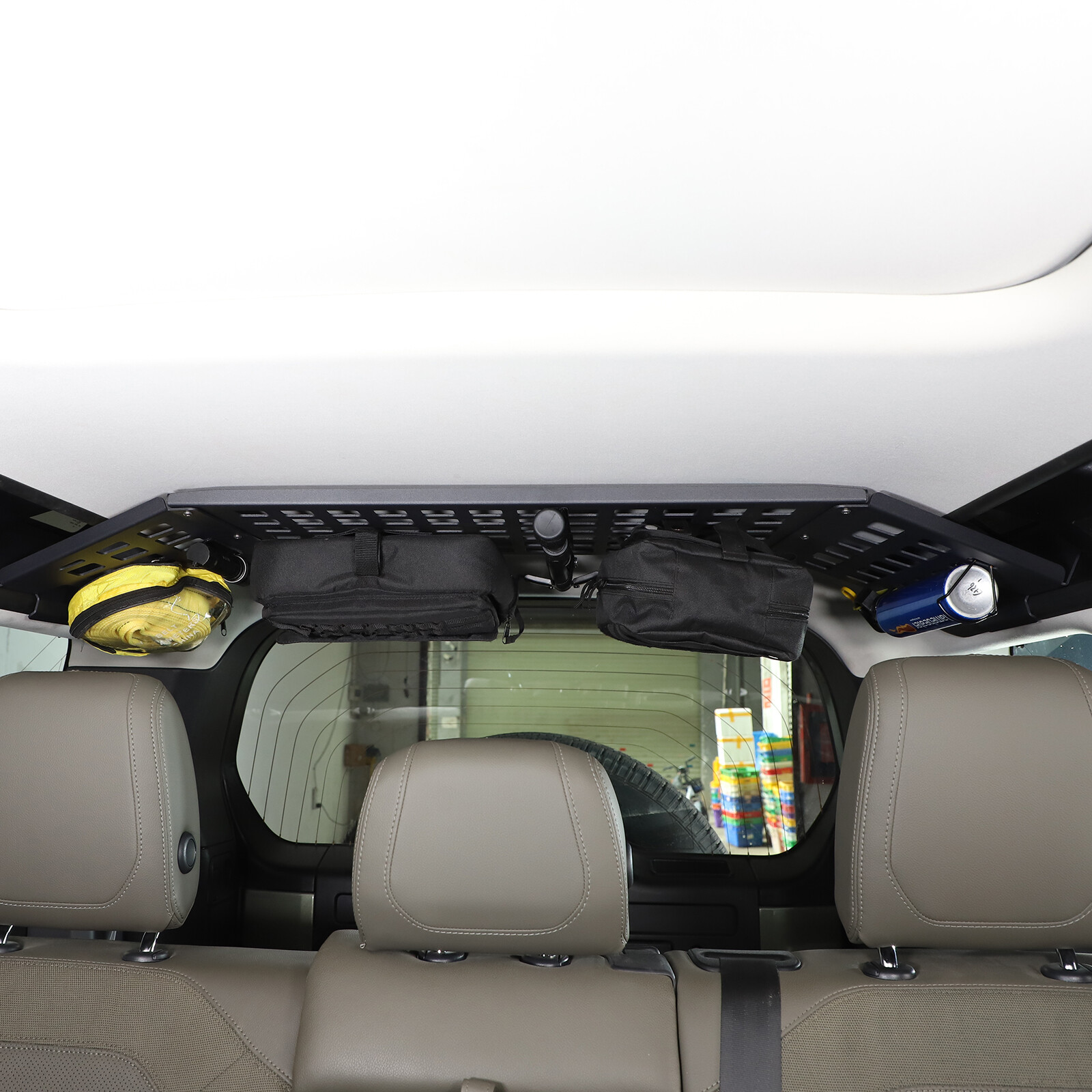 Boot Roof Organizer Shelf Storage Basket Fits Land Rover Defender L663 ...