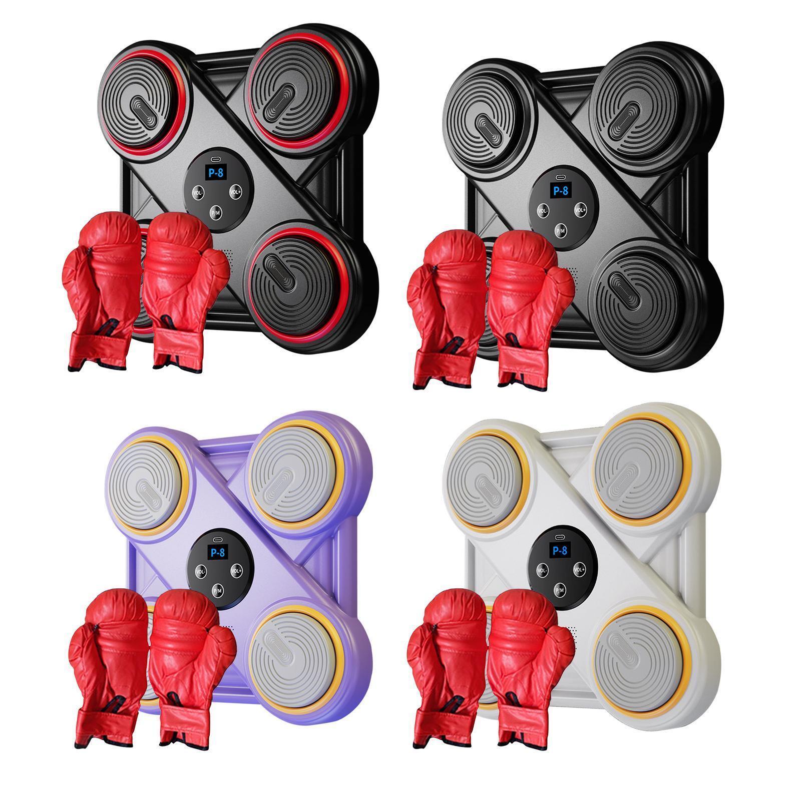 Music Boxing Machine Wall Target Boxing Trainer for Gym Workout ...