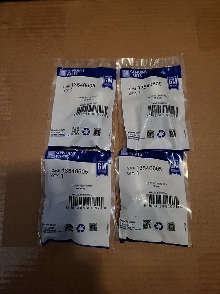 2020-2022 Chevrolet GMC 4 Pc OEM Tire Pressure Monitor Indicator Sensor ...