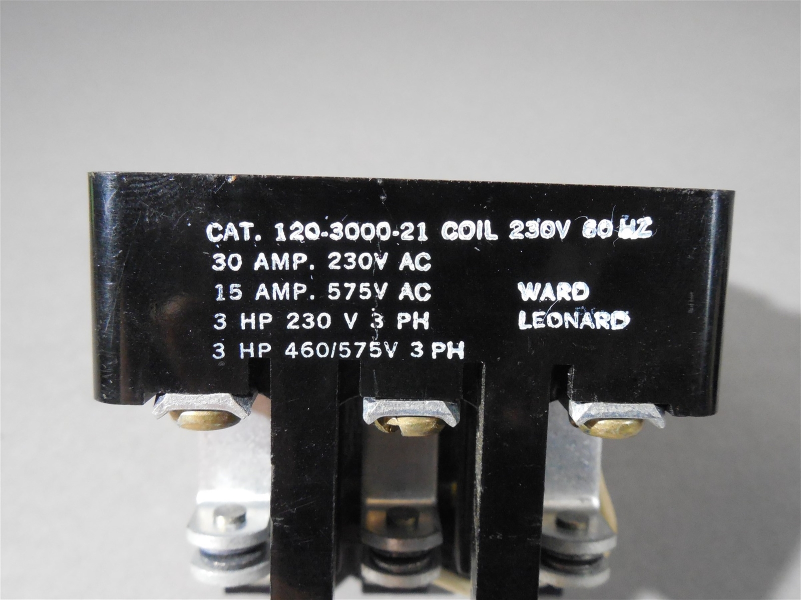 Lot of 2 Ward Leonard Contactor Relay 120-3000-21 | eBay