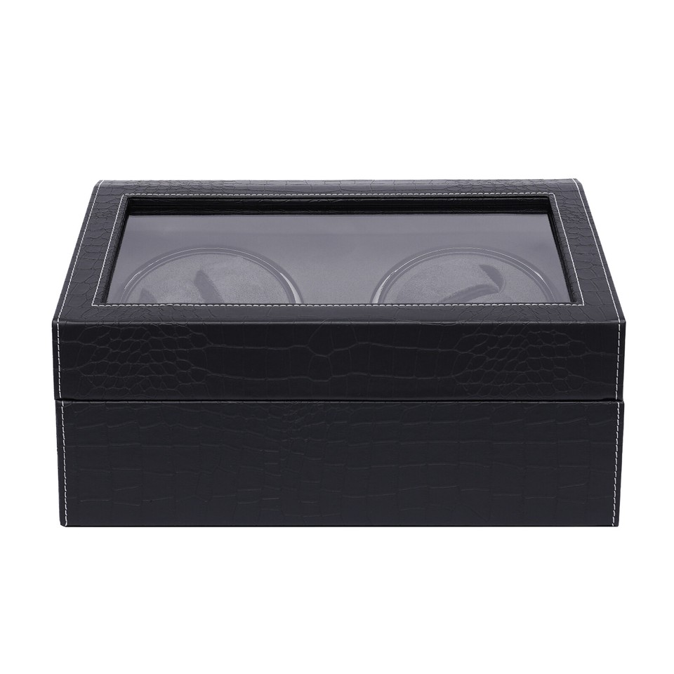 Luxury Watch Winder Storage Display Case 4+6 Slots Automatic Rotation ...