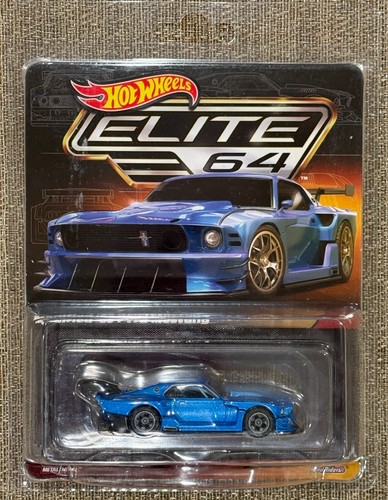 Hot Wheels Elite 64 Licensed Ford Blue Modified 69 Mustang , Free ...