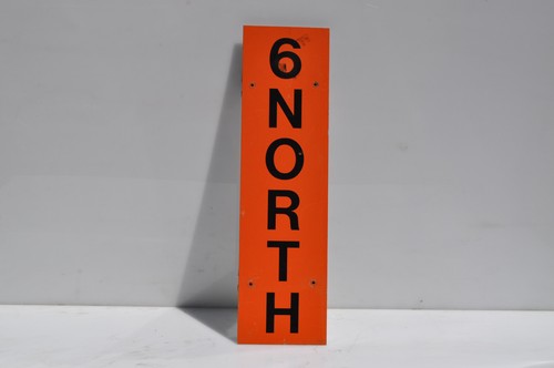V.R. Rail platform number sign | eBay