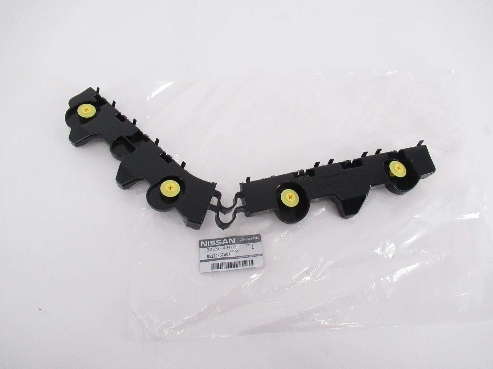 Genuine OEM Nissan 85220-6CA0A Bumper Cover Bracket Passenger Rear 19 ...