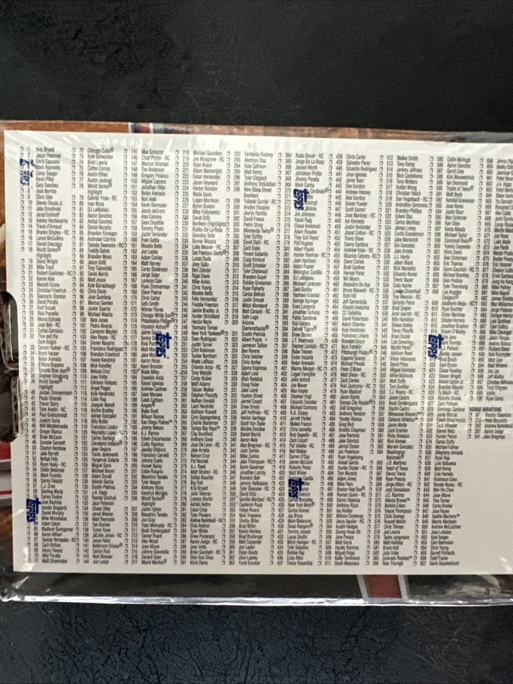 2017 TOPPS BASEBALL CARD COMPLETE SEALED FACTORY SET X2 JUDGE RC | eBay