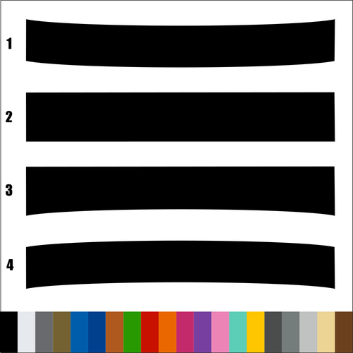 Aufkleber Scheibenkeil Blendstreifen Sonnenblende Sonnenschutz ...