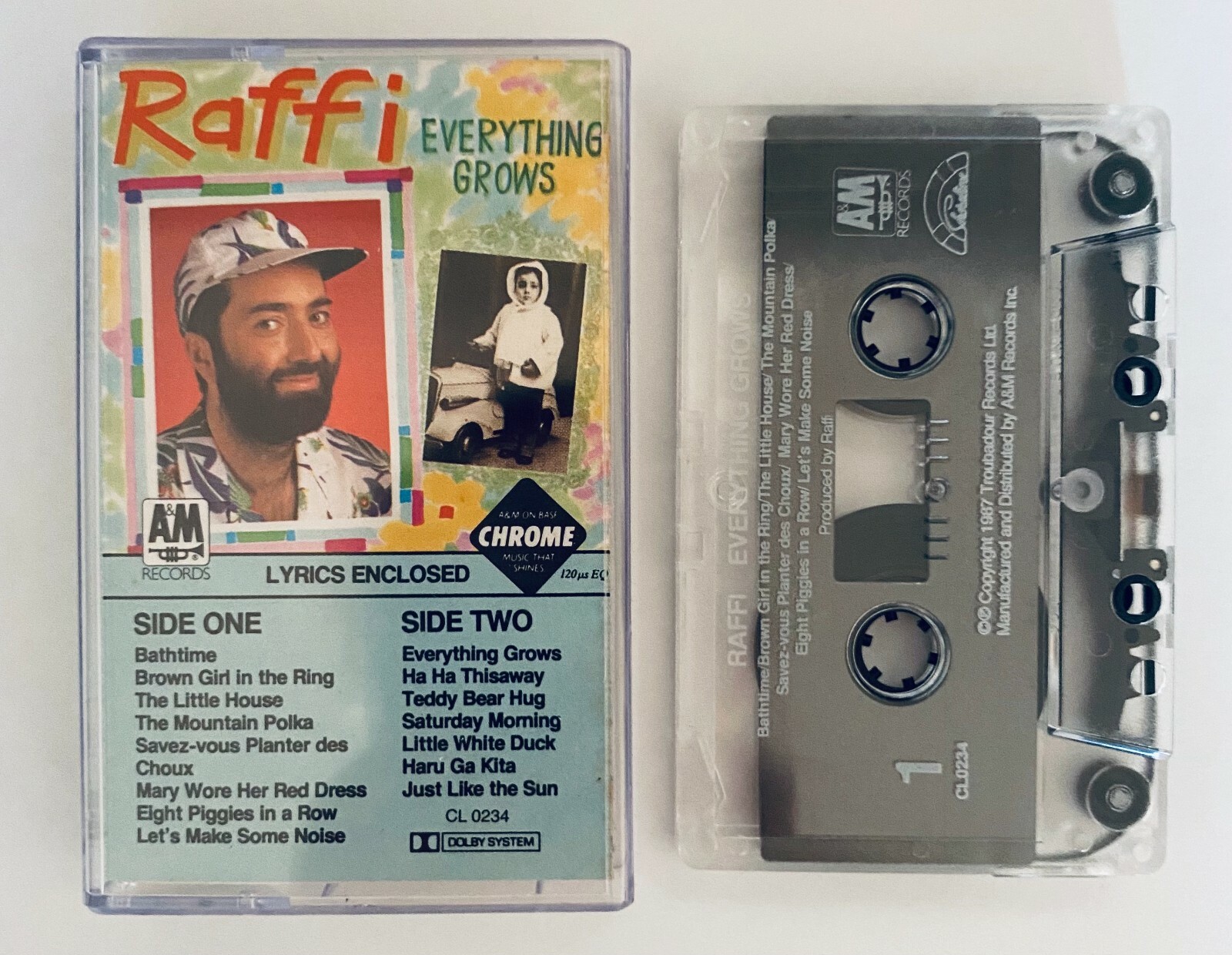 Raffi Cassette Tapes You Pick On Broadway Baby Beluga Everything Grows ...
