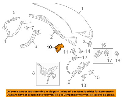 MERCEDES OEM 14-17 S550-Trunk Lock Cover 2227510000 | eBay