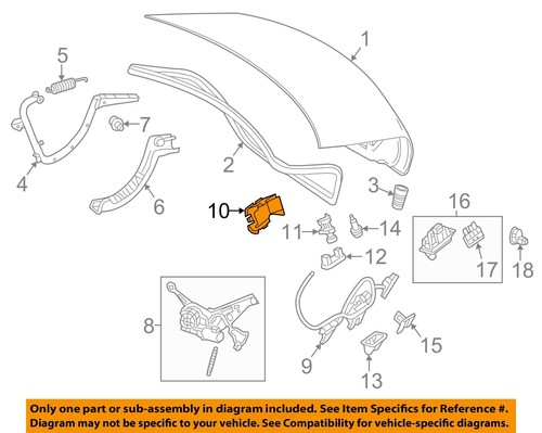MERCEDES OEM 14-17 S550-Trunk Lock Cover 2227510000 | eBay