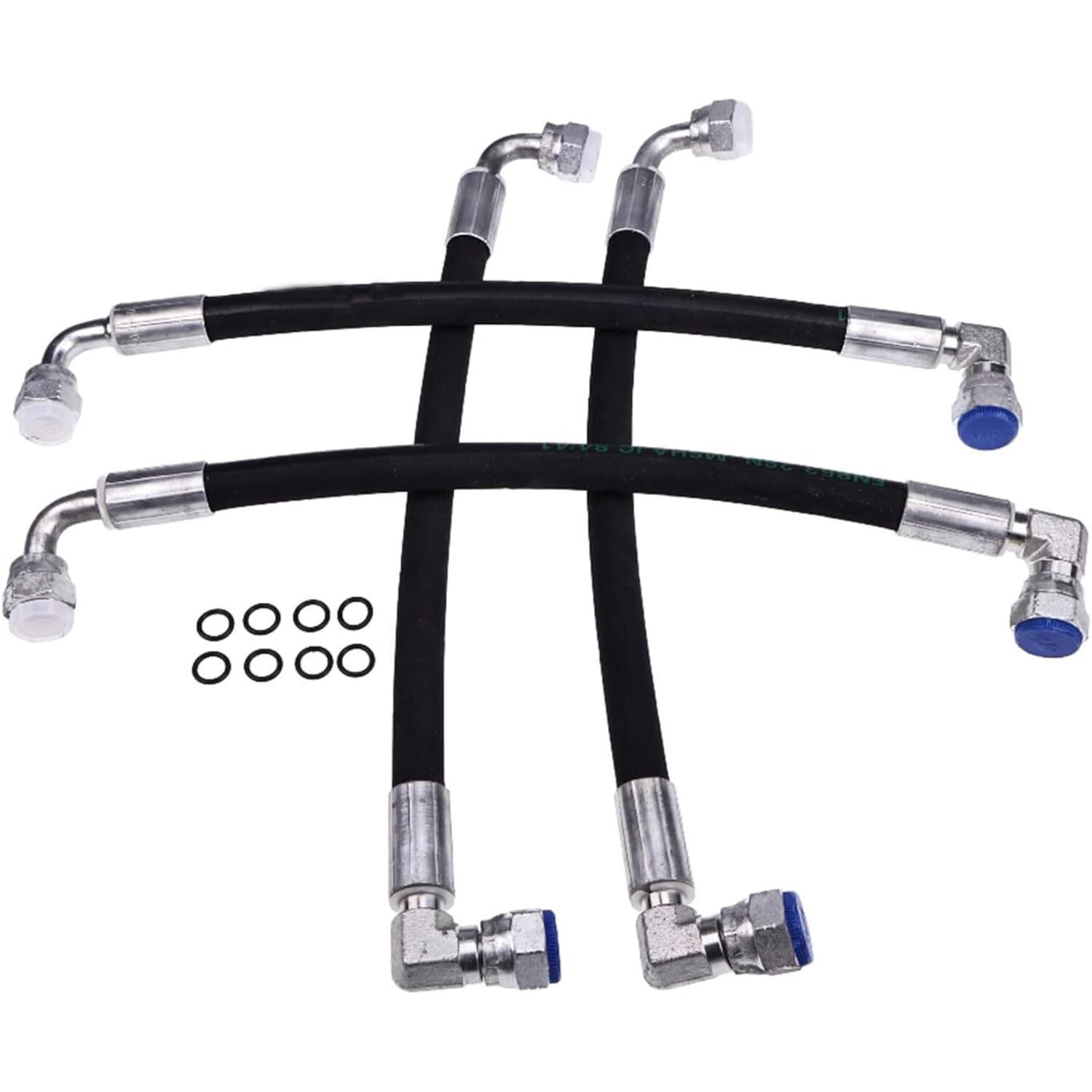 4PCS Hydraulic Hose AW29374 Fits John Deere D120 H120 H130 H160 H165 ...