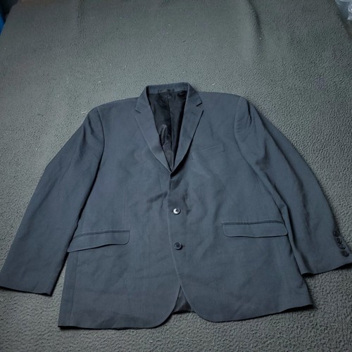 Kenneth Cole Blazer Mens 48R Suit Jacket Gray Techni-Cole Polyester | eBay
