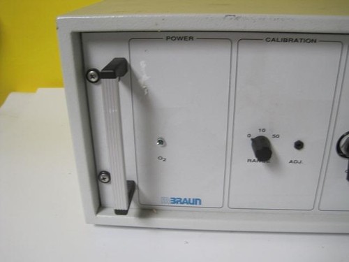 MBRAUN MB-OX-KOH-PLC OXYGEN PROBE 0-1000 PPM PLC CONTROLLED COMBI ...