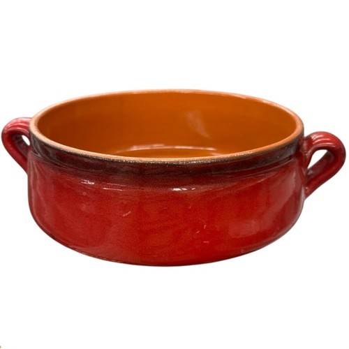 De Silva Ceramic Pottery Italian Terracotta 9" Red Crock w/ Handles ...