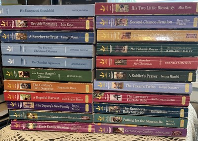 22 Love Inspired LARGER PRINT Romance books Christian inspirational ...