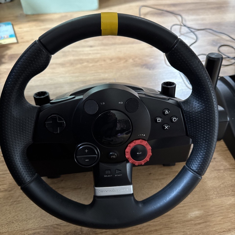 Logitech Driving Force GT steering wheel and Pedals combo with Force ...
