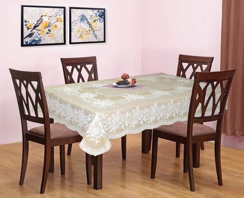 Plastic Floral Rectangular Dining Tablecloth for 4-6 Seater 54 x 78 ...