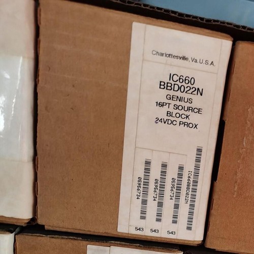 IC660BBD022N Genius 16PT Source Block, 24VDC Prox, by Charlottesville ...