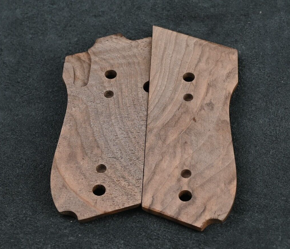 Smith & Wesson Floral Walnut Wood Grips. Fits S&W Model 39, 52, 439 ...