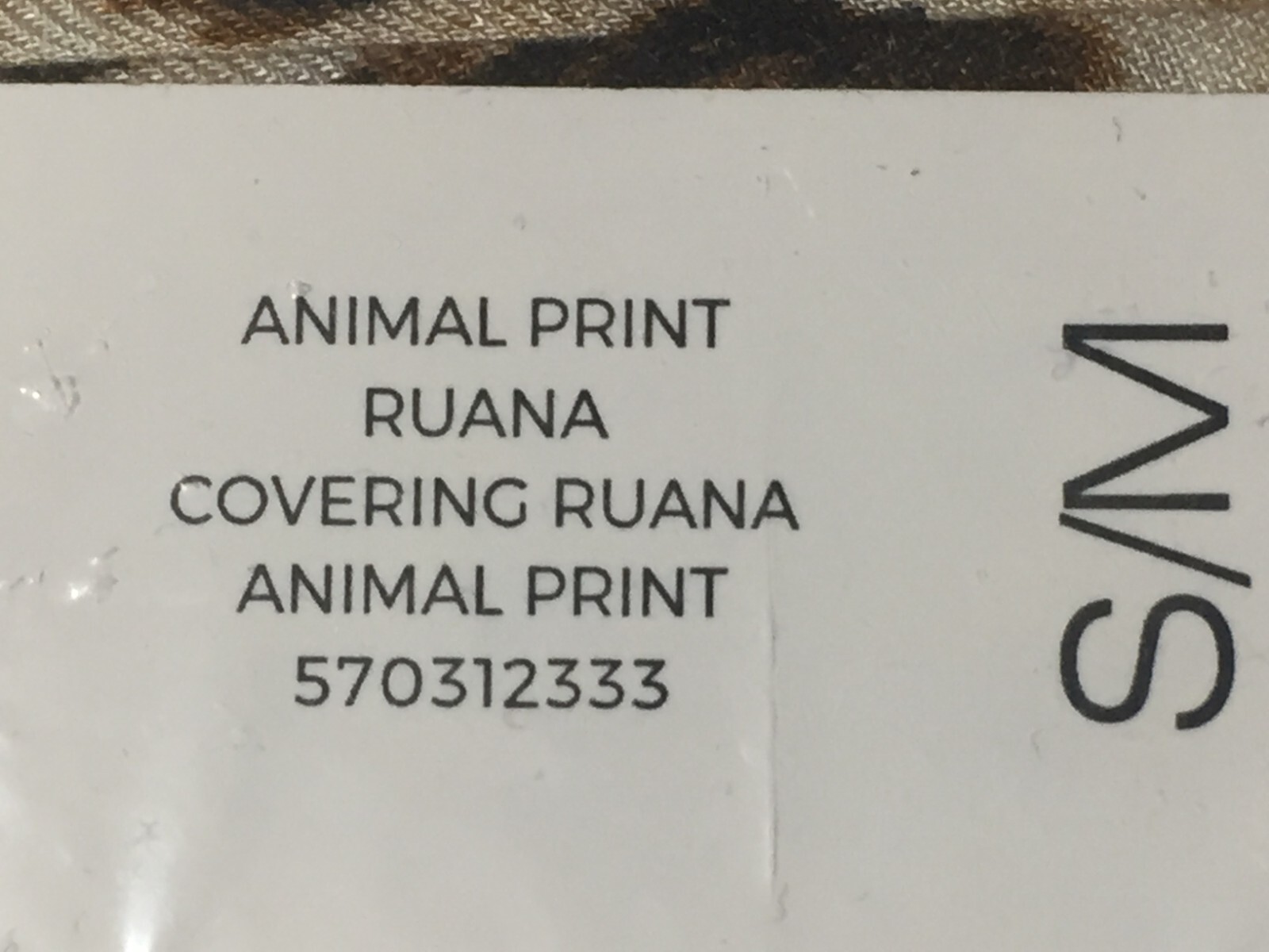 M1238 CHICOS Animal Print Ruana Wrap Womens Size S/M | eBay