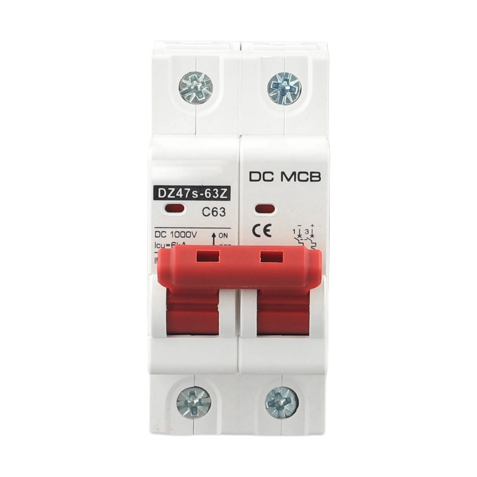 Quick Response MCB DC Miniature Circuit Breaker 2P DC1000V High ...