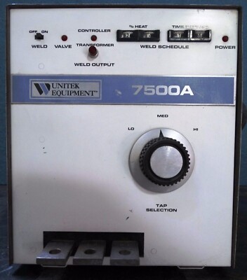 Unitek Weldmatic 7500A AC Welding Supply Model:1-95-01 Ser: 900403 ...