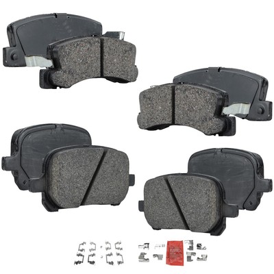 Front & Rear Brake Pads Set for Lexus RX300 Toyota Solara ES300 Camry ...