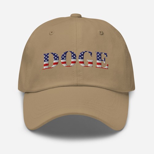 DOGE Trump Musk Embroidered Dad Hat | eBay