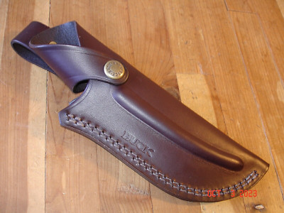 @ BUCK KNIVES 1 NEW 406 408 KALINGA PRO BUCK KNIFE BURGUNDY LEATHER ...